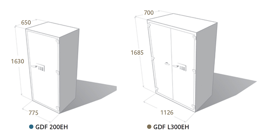 GDF 2 Hour Fire Rated Document Protection Cabinets - Fire Resistant ...